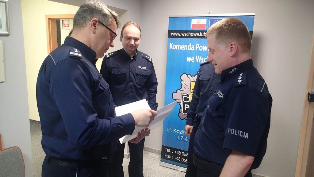 25 lat w Policji insp. Tomasz Kłosowskiego - Aktualności - KPP Wschowa